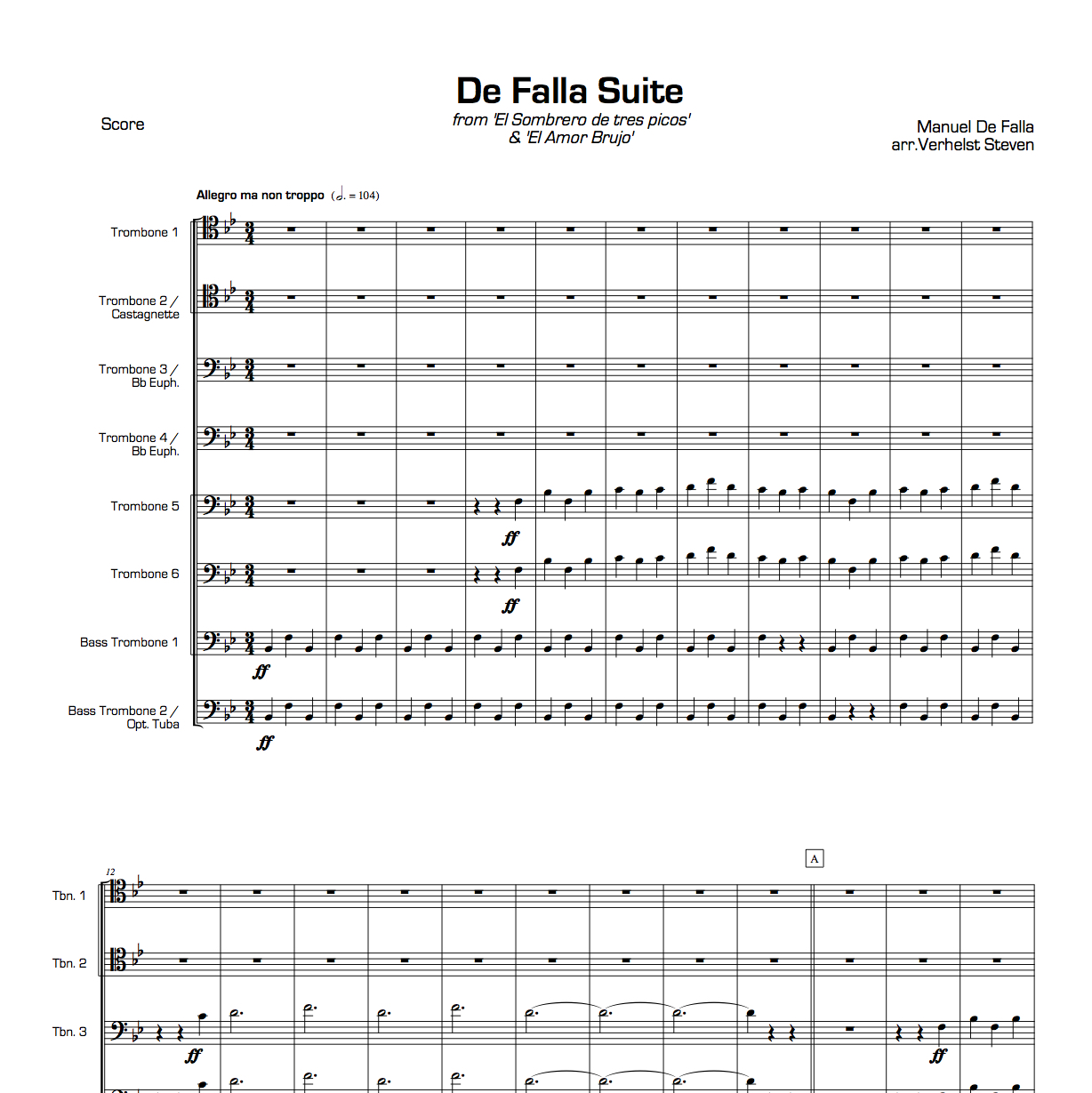 Kaleidoscope – Trombone Ensemble – Steven Verhelst