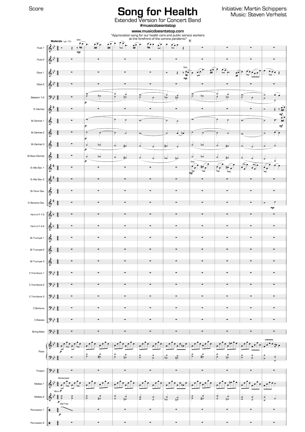 SONG FOR HEALTH – Steven Verhelst