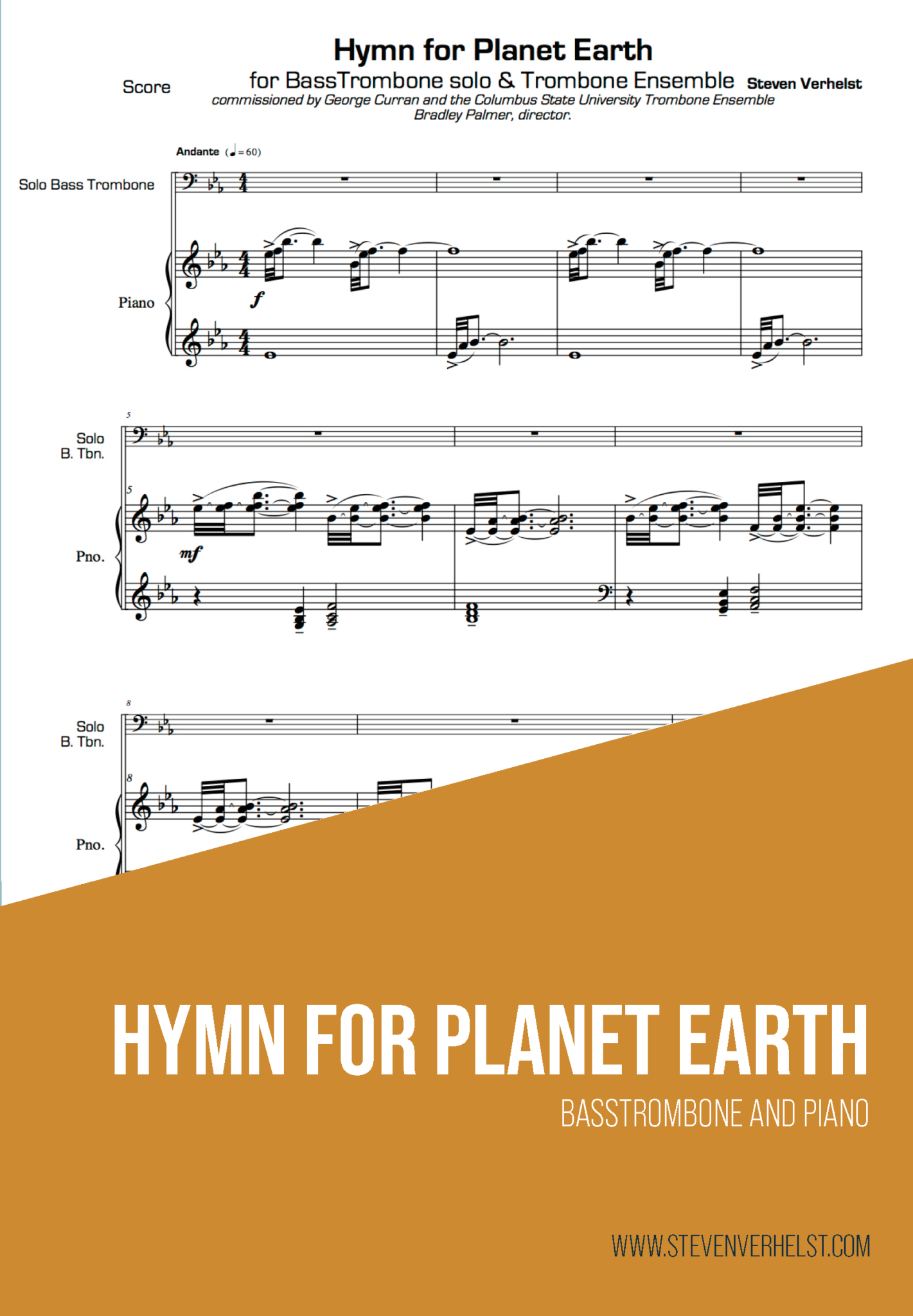 Hymn for Planet Earth – Basstrombone & Piano – Steven Verhelst