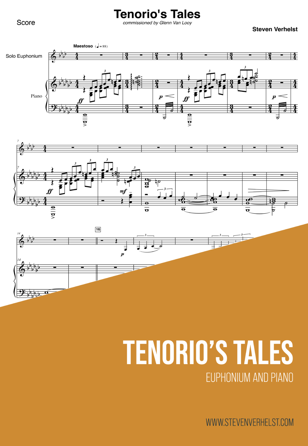 Tenorio’s Tales – Euphonium & Piano – Steven Verhelst